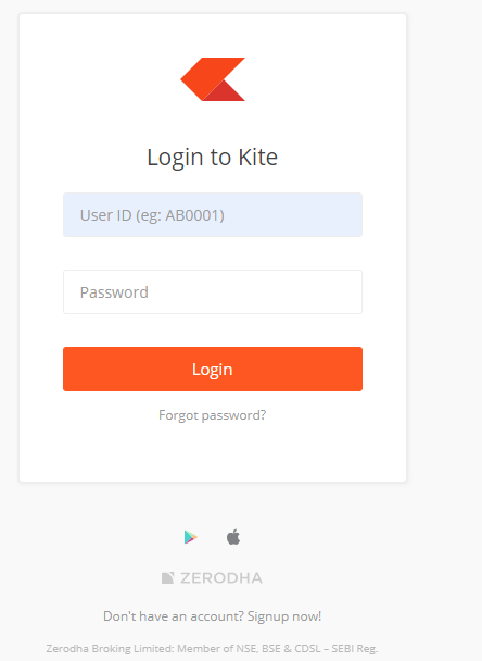 Zerodha Login