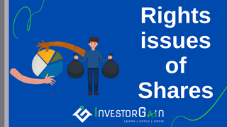 What is Rights issues of Shares