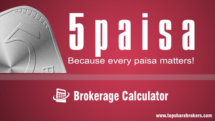 5paisa Brokerage Calculator | Calculate upfront breakevens