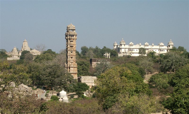 Place and Temples at Chittorgarh Fort