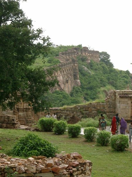 Wall of the Fort at Chittorgarh Fort