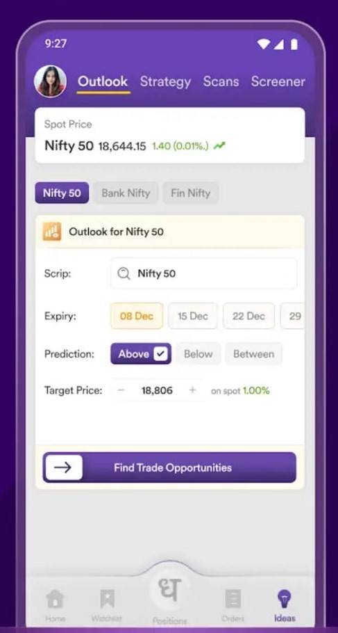 Options Trader By Dhan